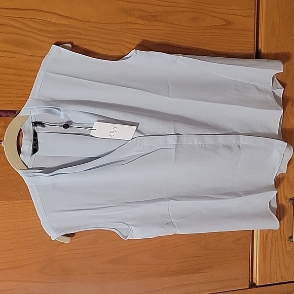 Zara-ZOA | Tops | Zara Mint Green Shell Blouse In Size Xs | Poshmark